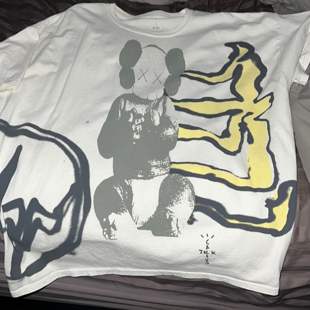 Kaws X Travis Scott/Cactus Jack “For Fragment” Tee - Gem